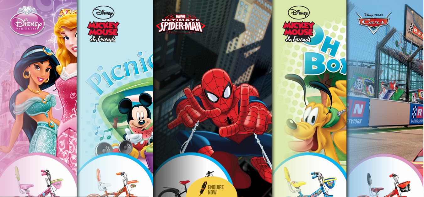 Hero cycles release Disney range of Kids' bicycles - CMB