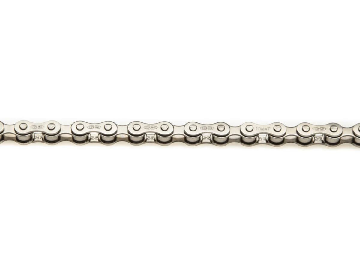 Izumi 410 Single Speed Chain 1/2 × 1/8 - 116L Silver Single Speed