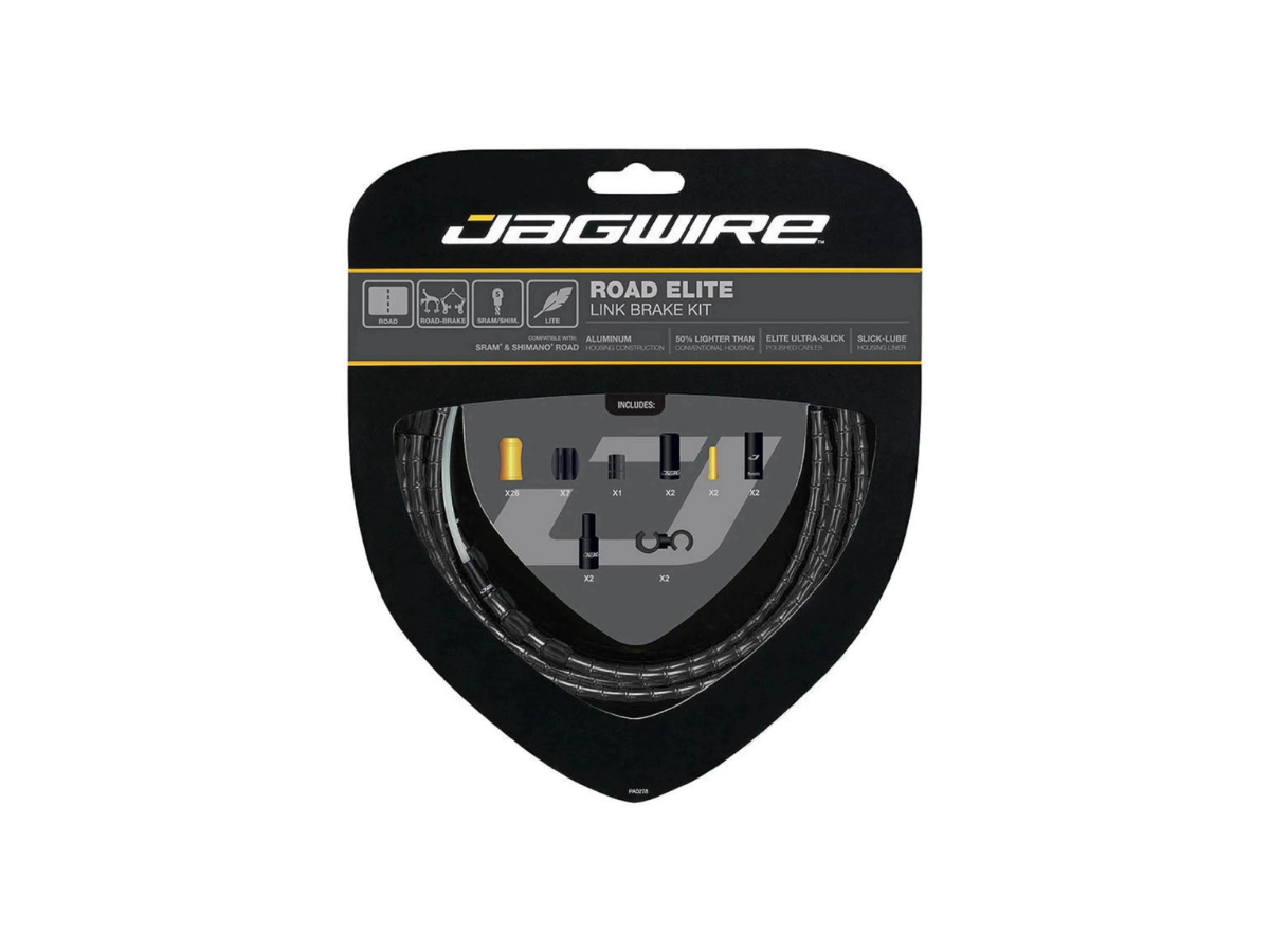 Jagwire Diy Brake Kit Road Elite Link, Brake Kit Black - CMB
