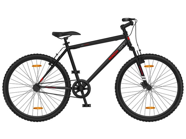 Mach City iBike Hardtail 2018|Single Speed with Rim Brakes and Front ...