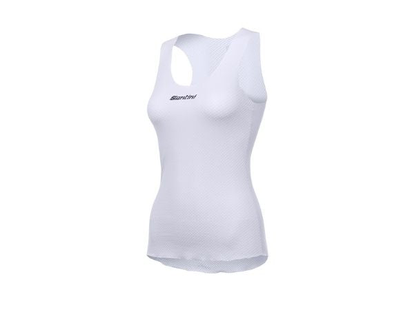 WOW – Santini Women Lieve Baselayer - Sleeveless - White – ChooseMyBicycle